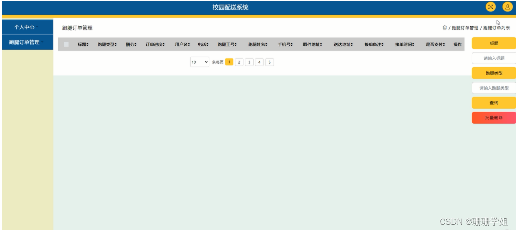 独有源码 Java Jsp校园配送系统fd0z9从不会做毕业设计到成功完成的过程与方法校园跑腿的e R图图片 Csdn博客