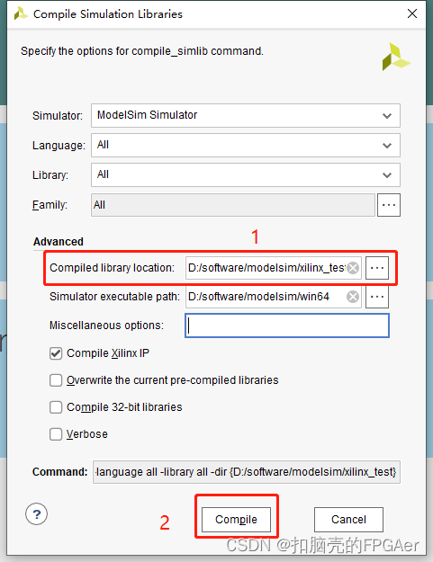 Modelsim Se仿真之器件库的编译与使用 Csdn博客