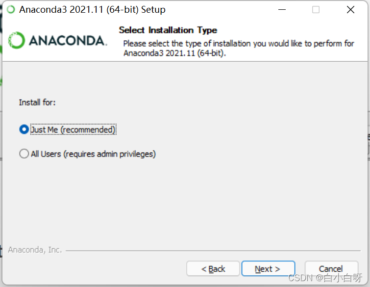 Windows11下安装anaconda和pytorchwin11安装ancacondapytorch Csdn博客