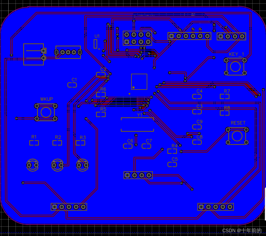 暑假做过的PCB板(开源)_开源pcb项目-CSDN博客