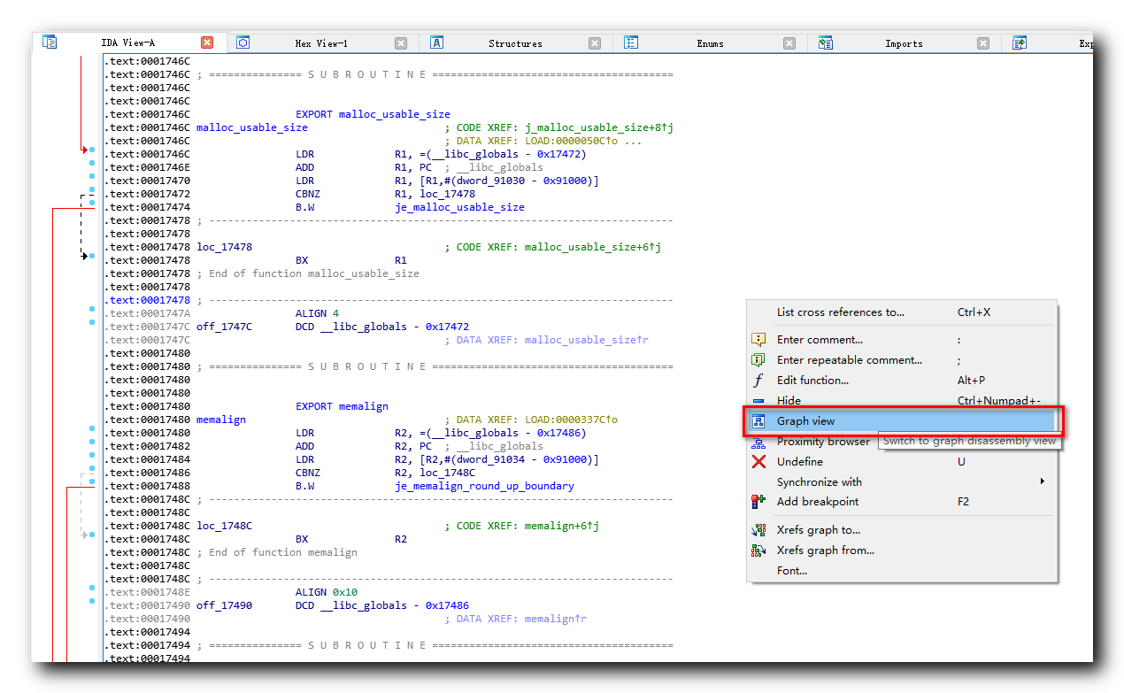 【Android 逆向】arm 汇编 ( 使用 IDA 解析 arm 架构的动态库文件 | 使用 IDA 打开 arm 动态库文件 | 切换 IDA 中汇编代码显示样式 )_ida arm ...