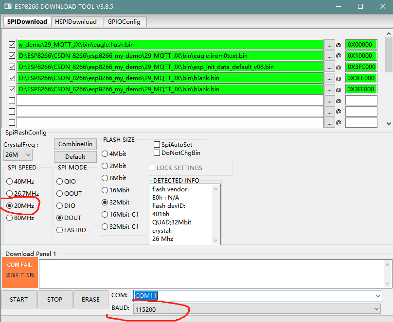 ESP8266 Chip stub error esp_stub_an解决记录-CSDN博客