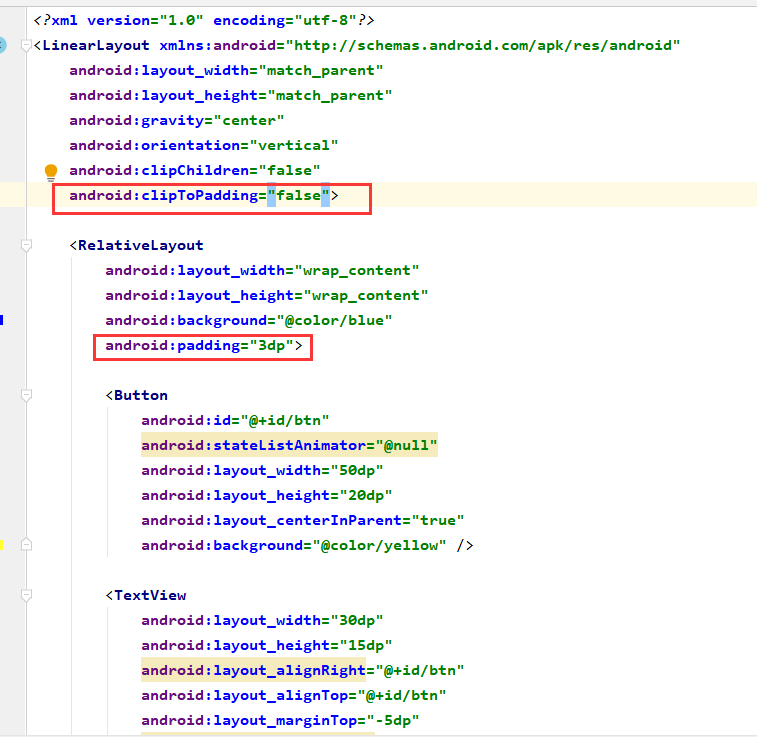 Android布局保留子view超出部分:clipChildren的使用_android:clipchildren 代码设置-CSDN博客