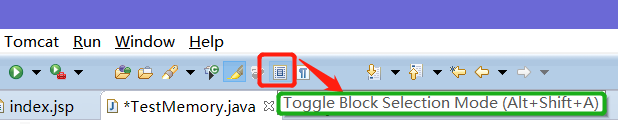 eclipse块选择模式（Toggle Block Selection Mode）_eclipse 选中代码块-CSDN博客