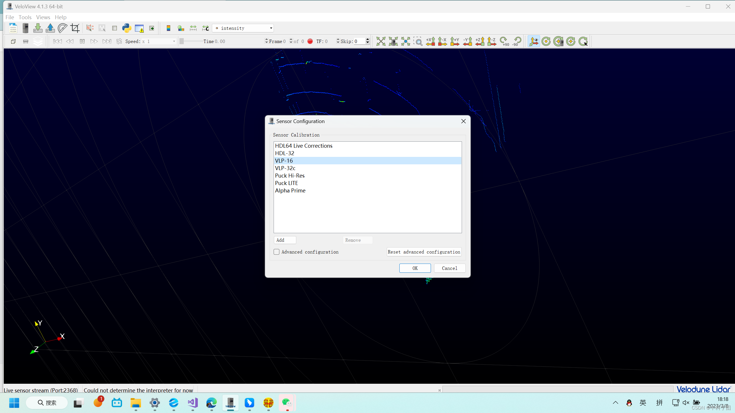 详解Velodyne VLP16激光雷达的使用_velodyne 的 16 线激光雷达-CSDN博客
