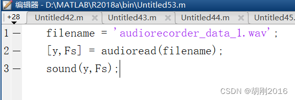 Matlab 使用 Audioread 、 Sound 读取和播放 Wav 文件matlab怎么导入wav音频文件 Csdn博客