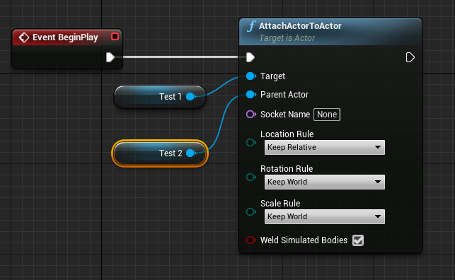 UE4 attach规则_ue4 attach actor to actor不读取方向-CSDN博客