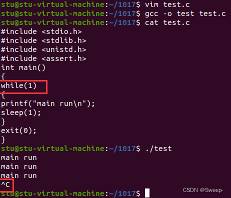 Linux——信号（常见信号的值以及对应功能、信号的响应方式）_linux信号值-CSDN博客