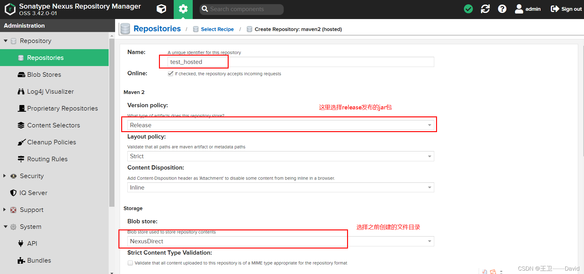 nexus创建Maven私服图文教程_nexus blob stores-CSDN博客