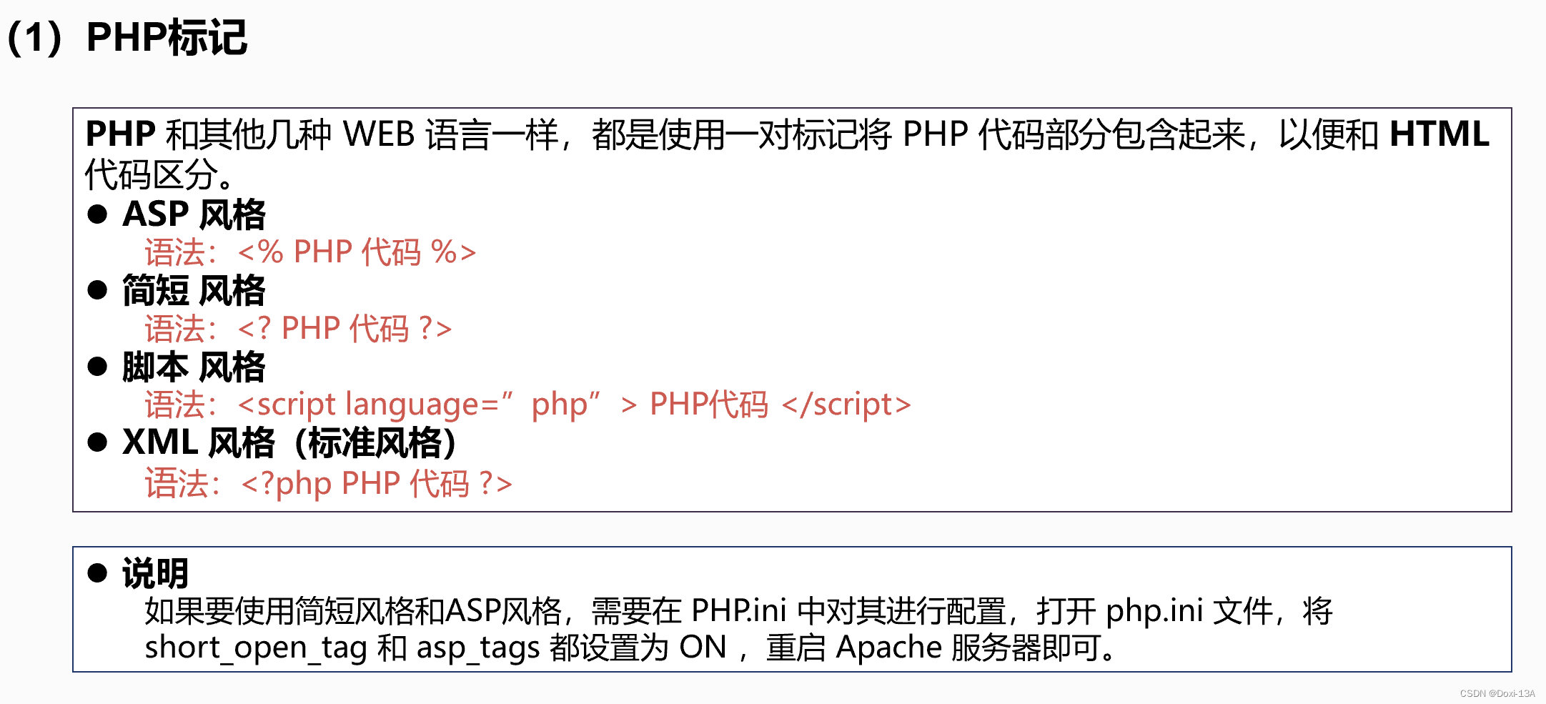 Day13(php基础知识) Csdn博客