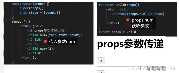 react事件 组件设计传参使用_react组件onclick等透传-CSDN博客