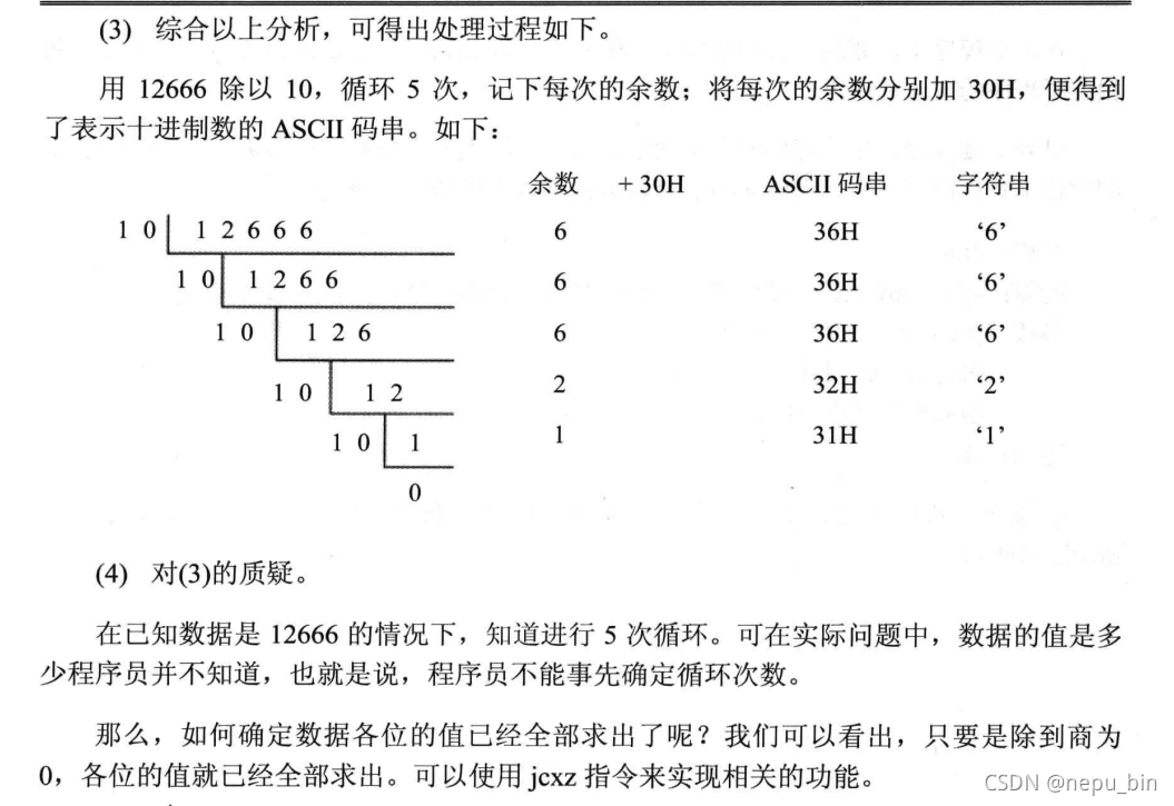 汇编语言实验十 编写子程序 Csdn博客