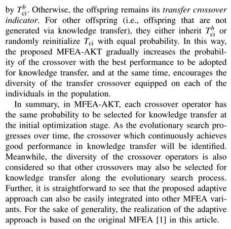 论文研读-多因子进化算法中的自适应知识迁移MFEA-AKT_toward adaptive knowledge transfer in multifactori-CSDN博客