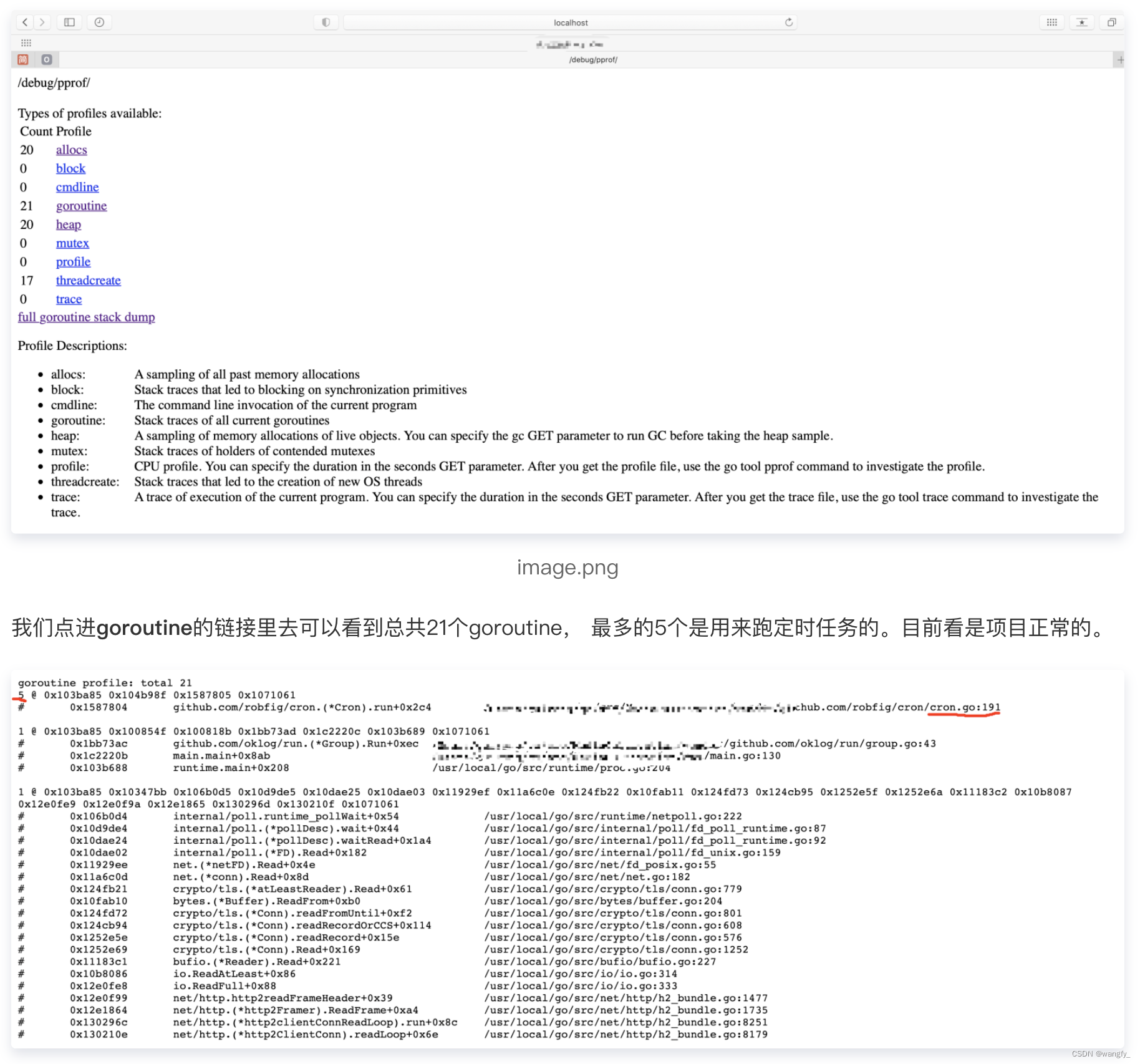 Go内存泄漏 及 Pprof包的使用 Failed To Fetch Any Source Profiles Csdn博客