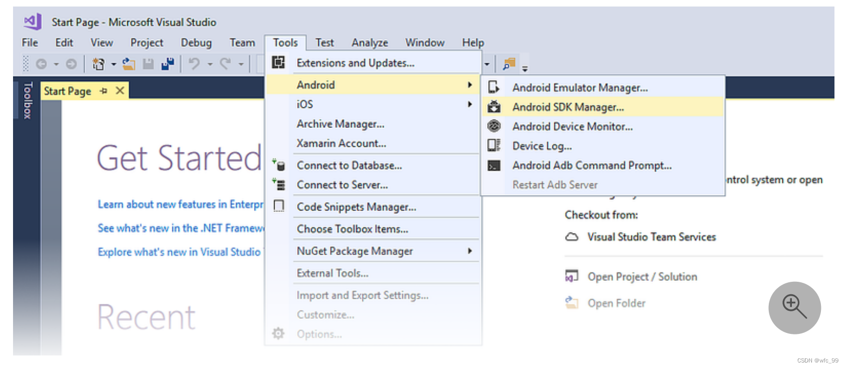VS2022中Xamarin.Android组件安装过程和解决无法下载安装Android SDK的问题_vs2022 xamarin-CSDN博客