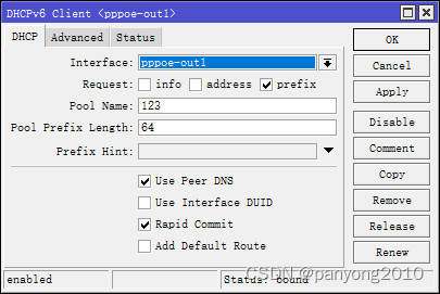 mikrotik IPv6 使用笔记（一） Routeros V7.6-CSDN博客