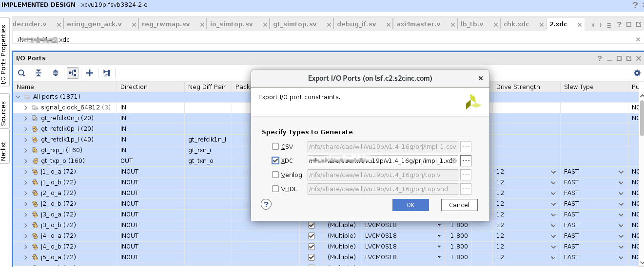 xilinx gt ip 位置约束_ip怎么自动生成约束-CSDN博客