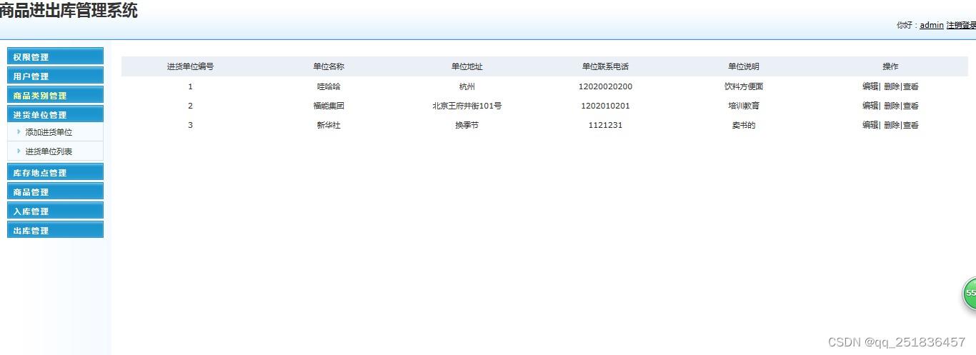 JSP商品进出库管理系统myeclipse开发sql数据库bs框架java编程jdbc 详细设计_jsp商品信息管理系统-CSDN博客