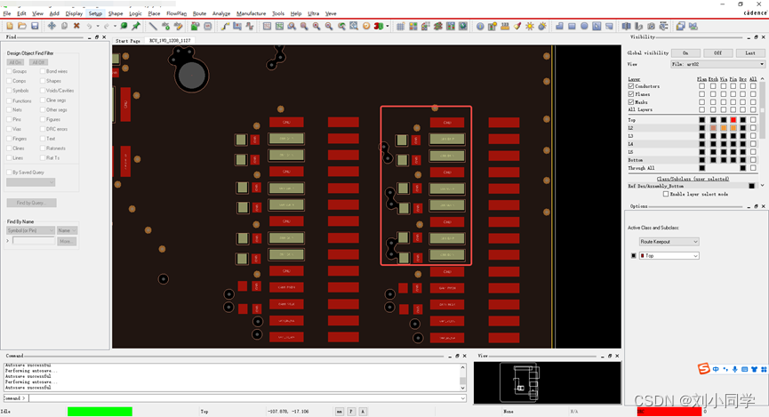 Cadence Allegro PCB设计88问解析(二十三) 之 Allegro中设置禁止走线打孔区域（添加Route keepout和Via keepout）_allegro route ...