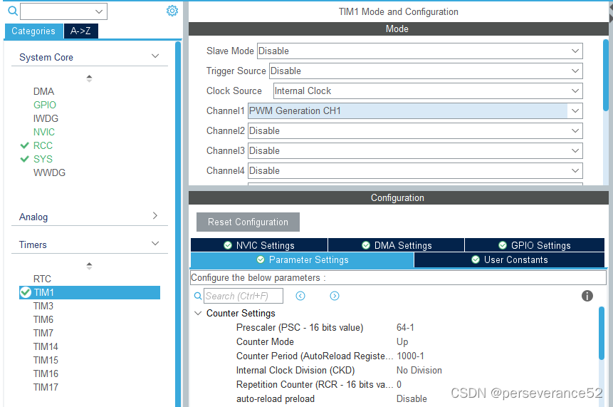STM32G070RBT6基于STM32CubeMX配置定时器 PWM功能案例_stm32g0 定时器设置-CSDN博客
