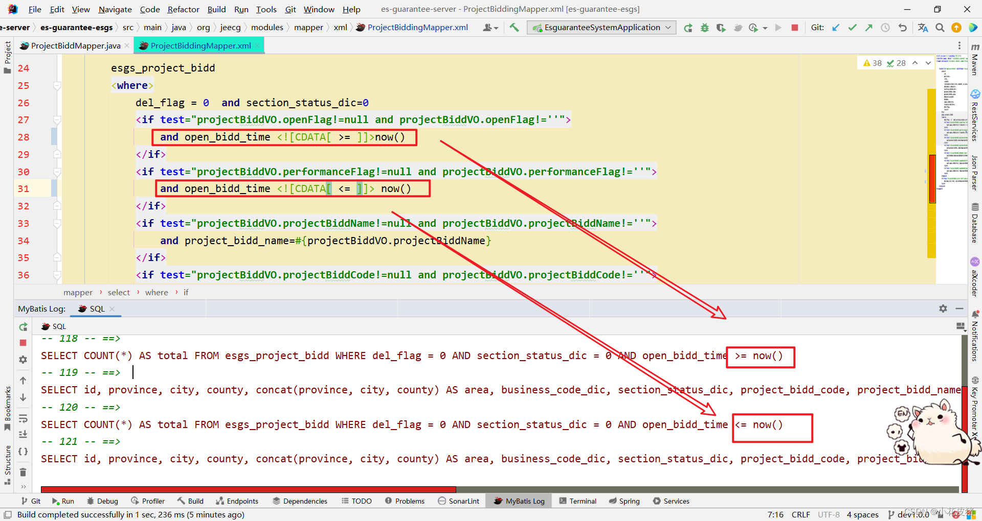 Mybatis使用大于等于或小于等于进行比较_mybatis比较大小-CSDN博客
