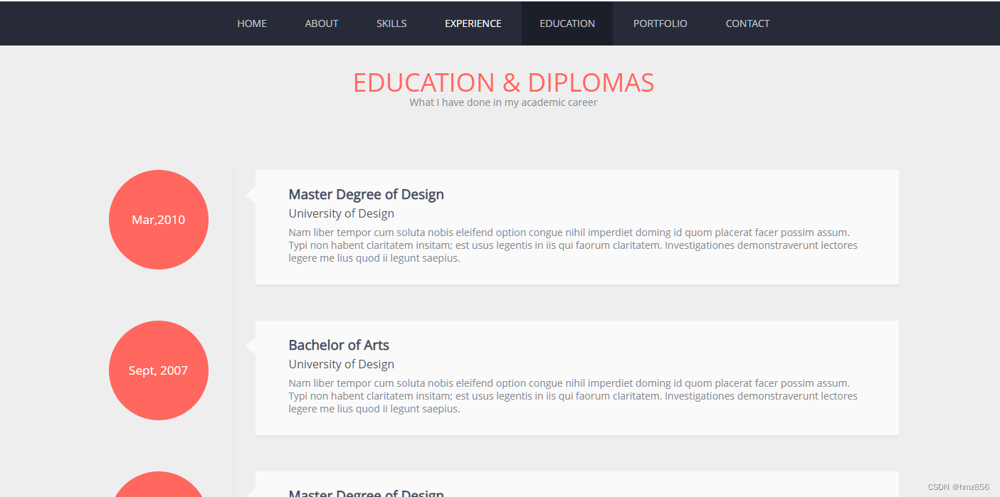 【div+css模板专题模板】Flato大屏扁平化响应式简历作品网页模板_灰色 蓝色 宽屏 扁平化 响应式 简历 设计师 案例 展示 作品 单页 清爽 跳转 bootstrap 手机 css3 ...