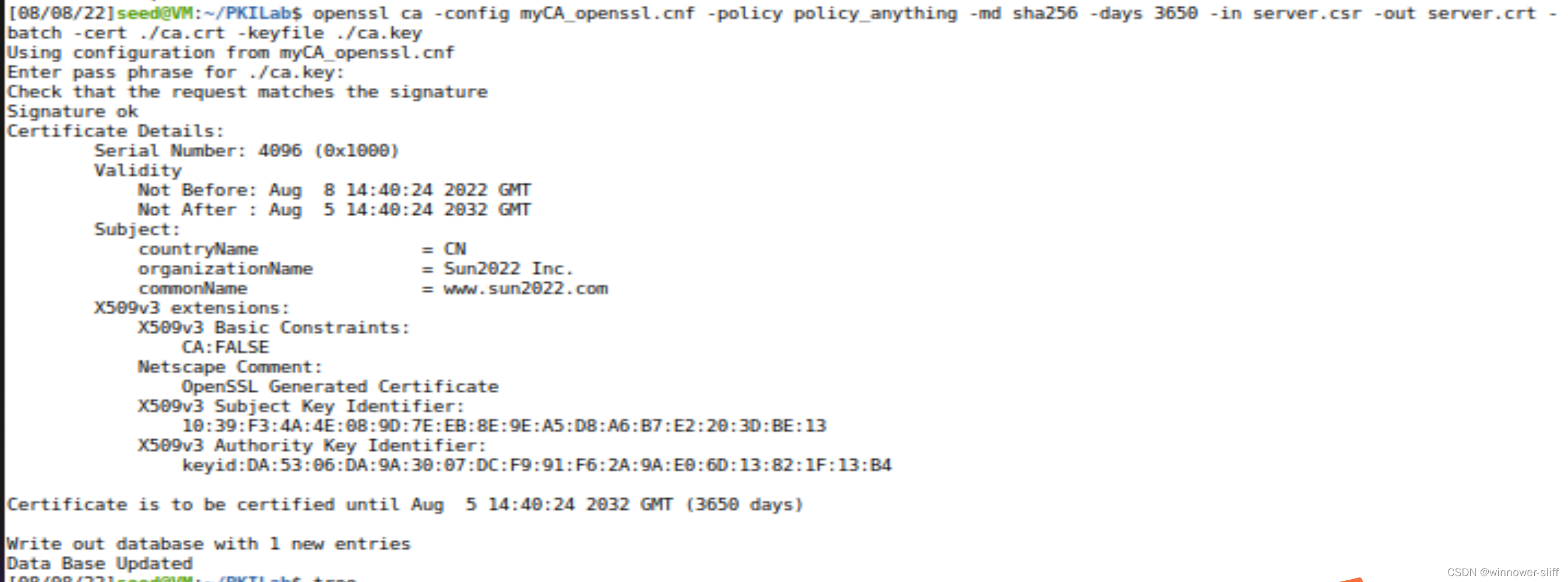 PKI Lab（Public-Key Infrastructure Lab）seed实验Ubuntu20.04_public-key infrastructure (pki) lab-CSDN博客