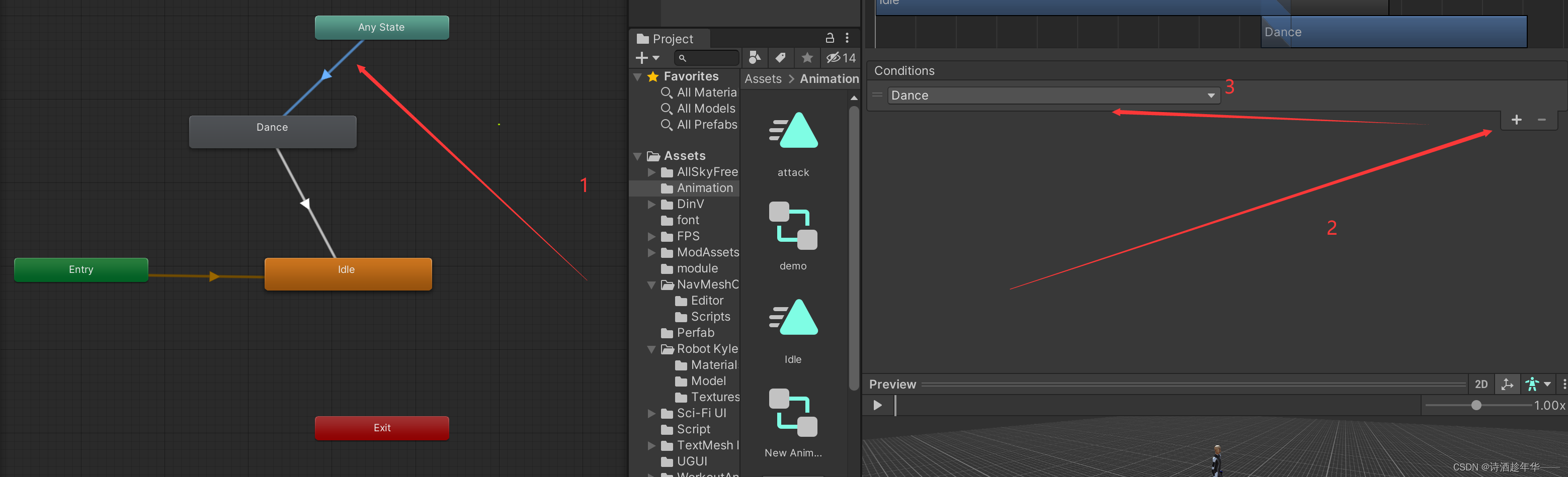 unityUI控制角色的动画_unity 代码控制人物动画-CSDN博客