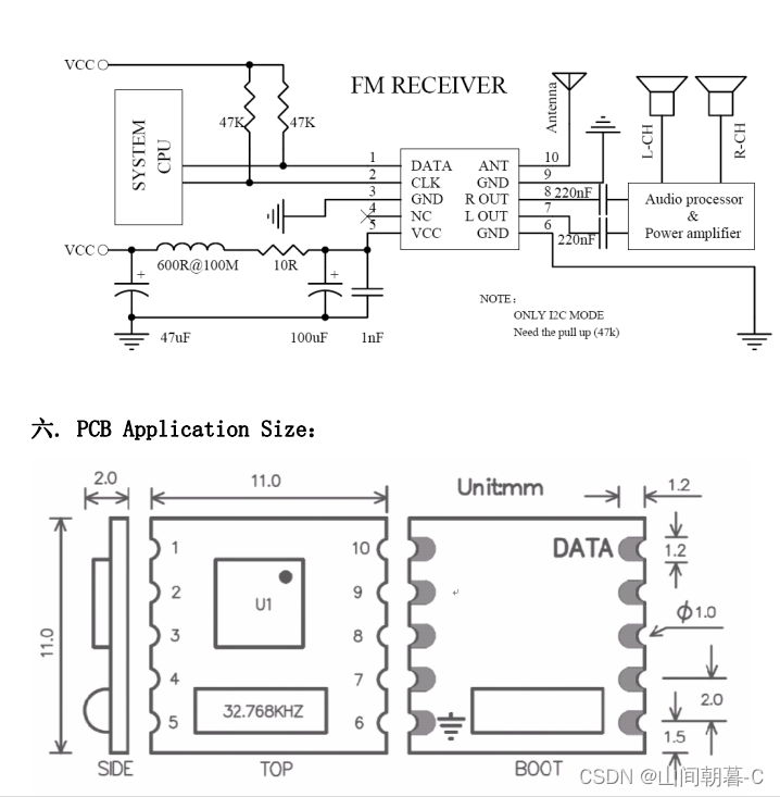 TEA5767,RDA5807FM接收简单使用，解析通信数据_tea5767和rda5807哪个好-CSDN博客