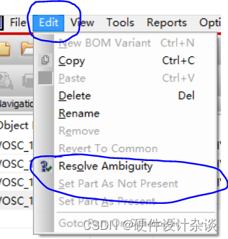 Cadence 配置可变BOM/变种BOM（Variant Bom）出现冲突_cadence导出bom报错-CSDN博客
