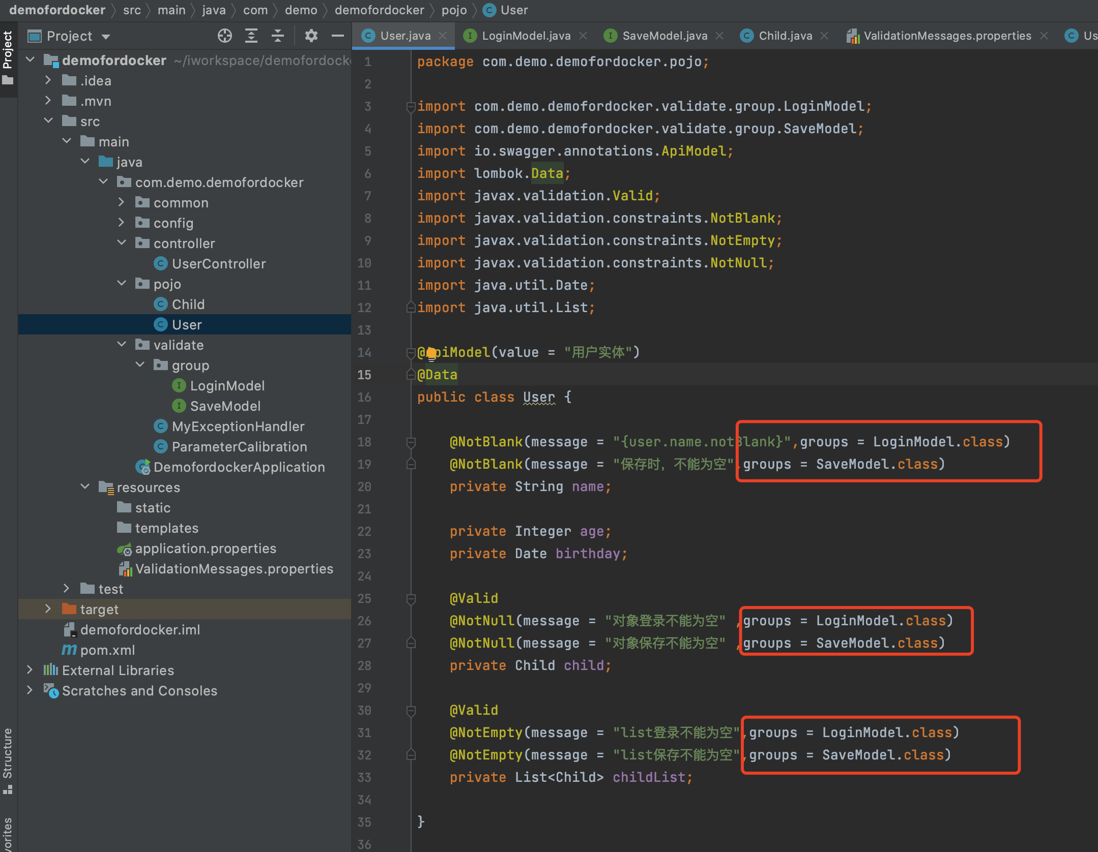 SpringBoot @Validated注解实现参数校验_springboot validated-CSDN博客