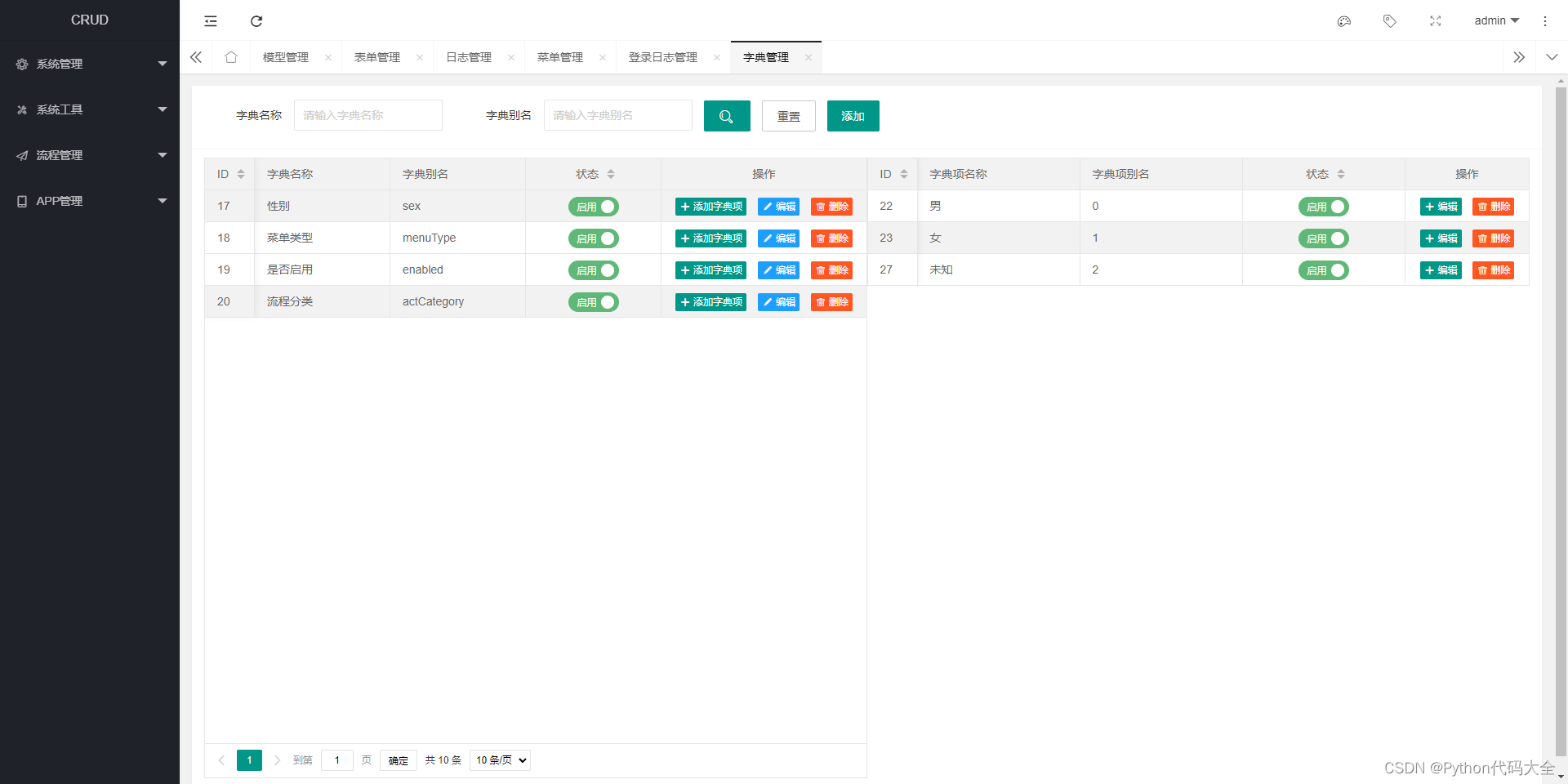 基于springboot Layuiadmin 构建的单体后台管理系统,含详细使用说明 Csdn博客