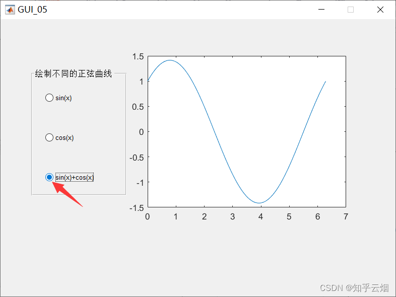 5 Matlabgui使用按钮组button Group绘制不同的正弦曲线matlab Button Group Csdn博客