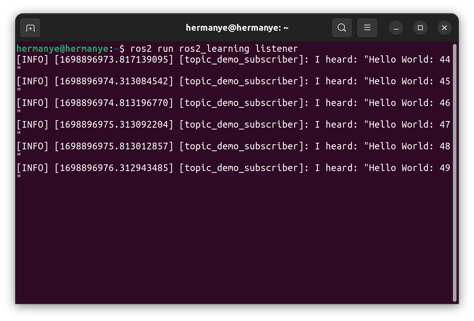 ROS2教程04 ROS2话题_ros2 订阅频率-CSDN博客