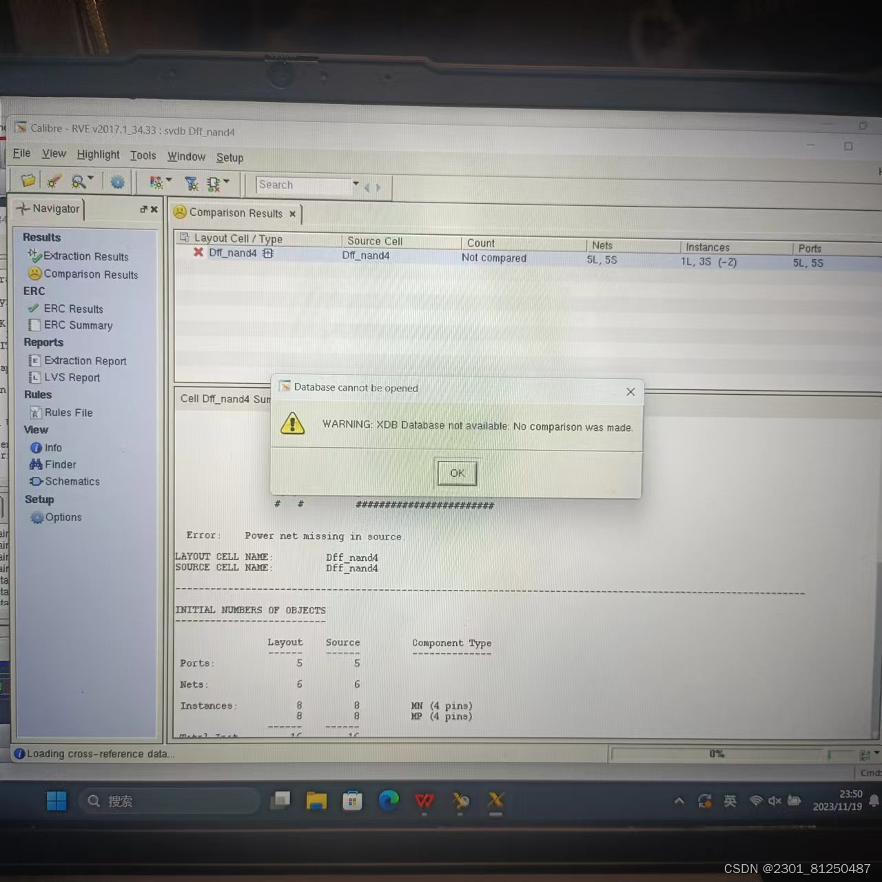 WARNING：XDB_xdb database not available-CSDN博客