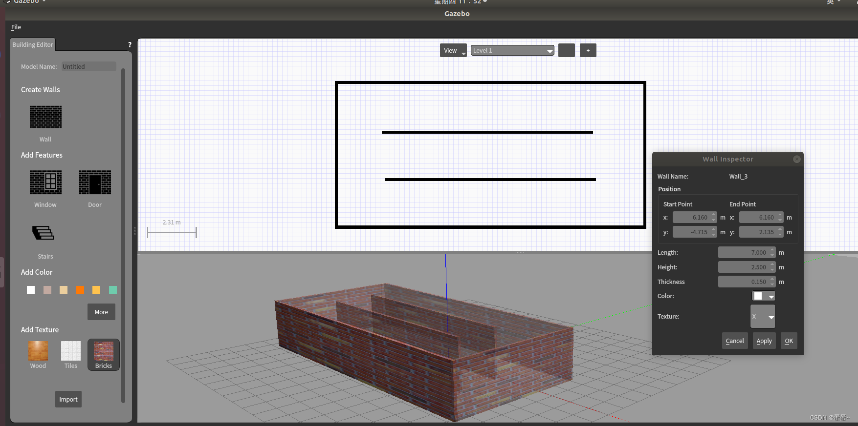 gazebo地图构建_gazebo11创建地图-CSDN博客