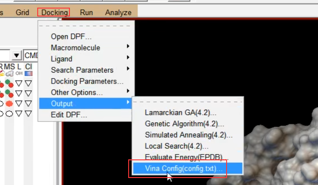 AutoDockVina安装 + 分子对接（docking）教程 + smiles2pdb2pdbqt_autodock vina-CSDN博客