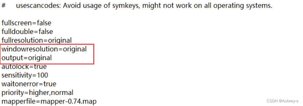 如何修改DosBox运行窗口大小_dosbox调整窗口大小-CSDN博客