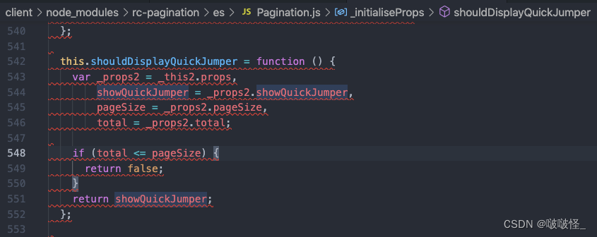 Ant Design分页中 showQuickJumper不生效-CSDN博客