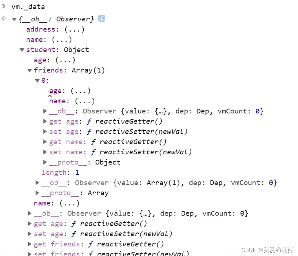 Vue监测数据的原理（对象、数组）、Vue.set()、vm.$set()_vue.set()和vm.$set()_我爱布朗熊的博客-CSDN博客