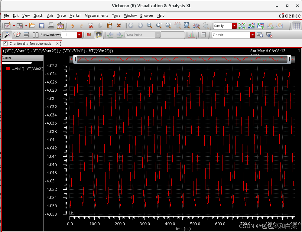 基本差动对 -virtuoso仿真_virtuoso仿真图像-CSDN博客