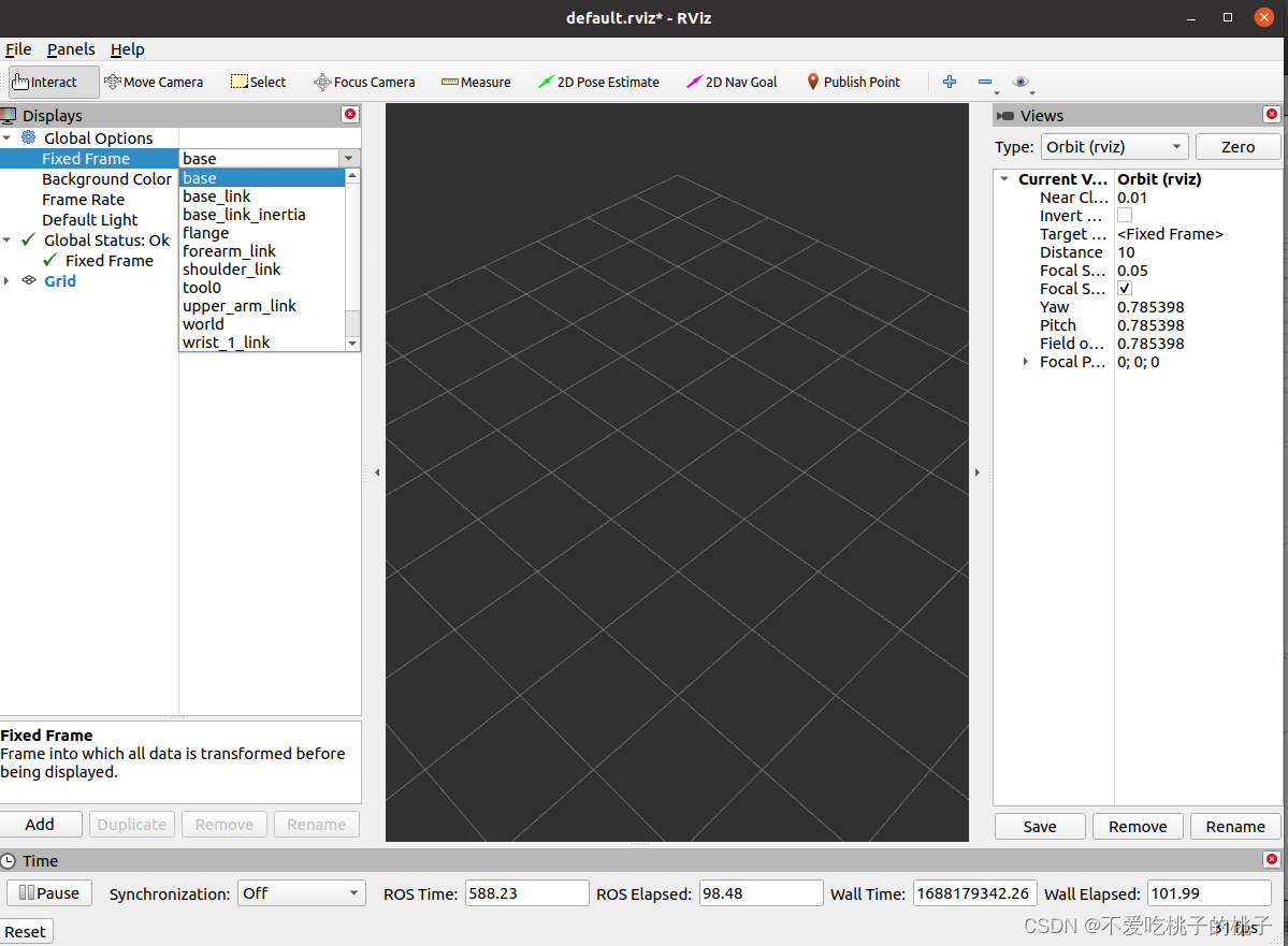 ROS 中仿真 UR 机械臂_ur机械臂仿真-CSDN博客