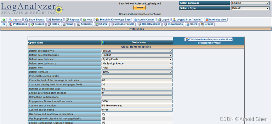 CentOS7.9安装rsyslog+loganalyzer日志服务器详细配置-CSDN博客