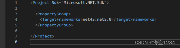 .NET Standard多目标框架类库项目文件修改配置_若要设置多个目标,请改用 "targetframeworks" 属性。-CSDN博客