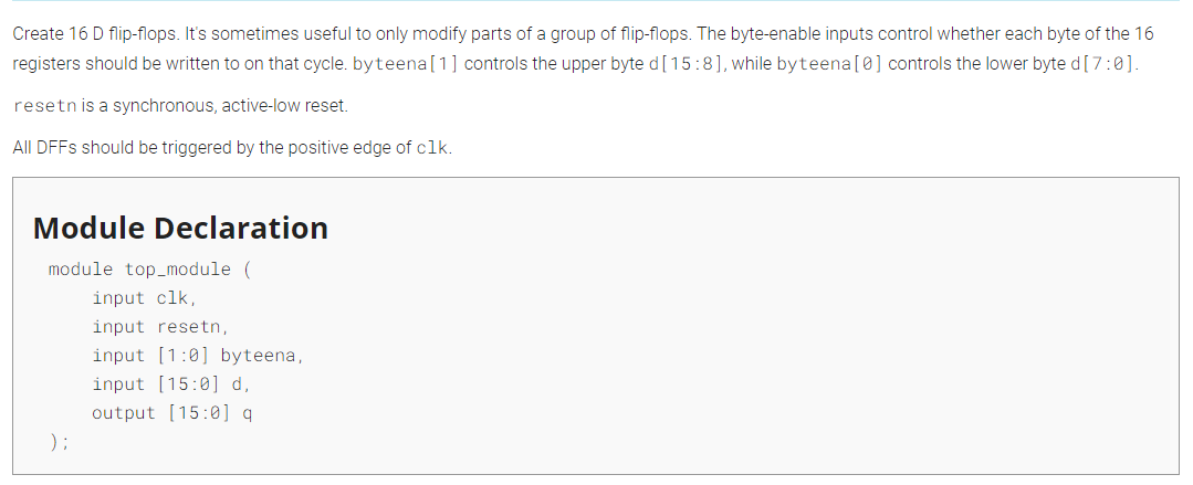 Verilog刷题记录5_verilog task posedge clk-CSDN博客