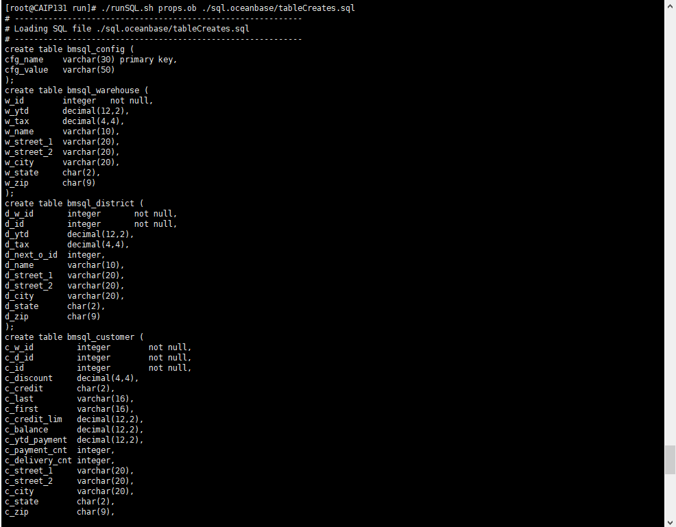 压测工具BenchmarkSQL对OceanBase开源版3.1.2性能测试调优-CSDN博客