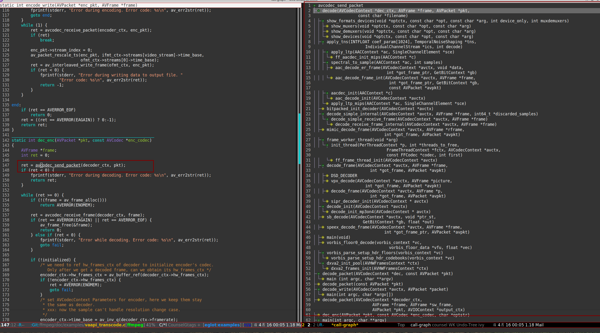 Emacs之为c/c++函数生成调用图(八十)_emacs c++ 类图-CSDN博客