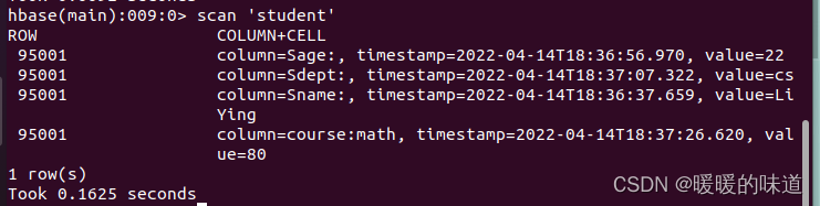虚拟机中配置Hbase以及java api的调用_虚拟机 hbase配置java api-CSDN博客
