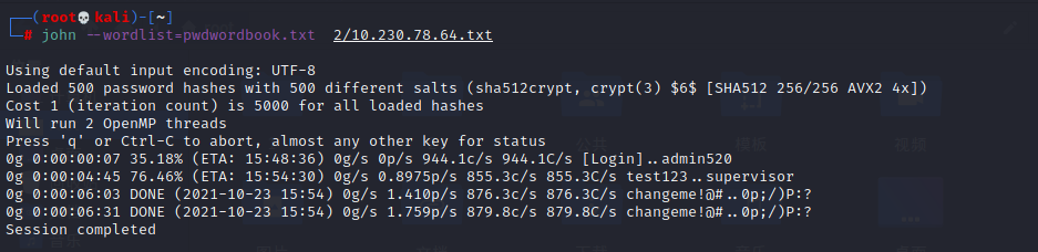 John the Ripper 密码破解者_john the ripper jumbo-CSDN博客