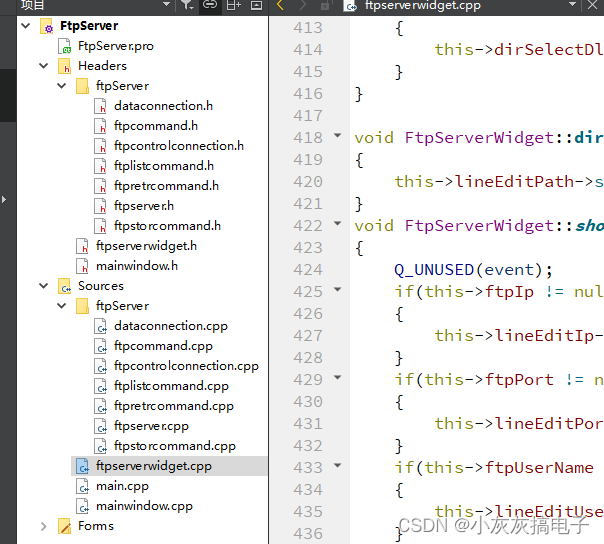 Qt实现FTP服务器，支持多客户端登录_qt ftp server-CSDN博客
